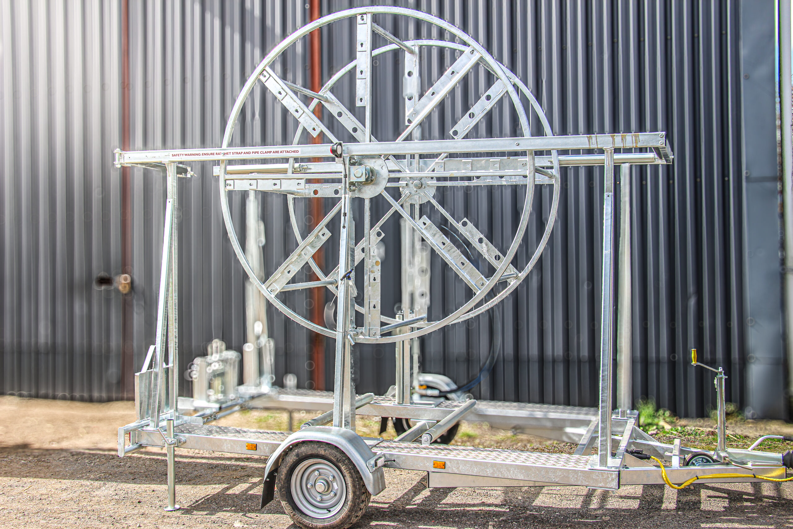 125/160 Pipe Coil Trailer - Steve Vick International